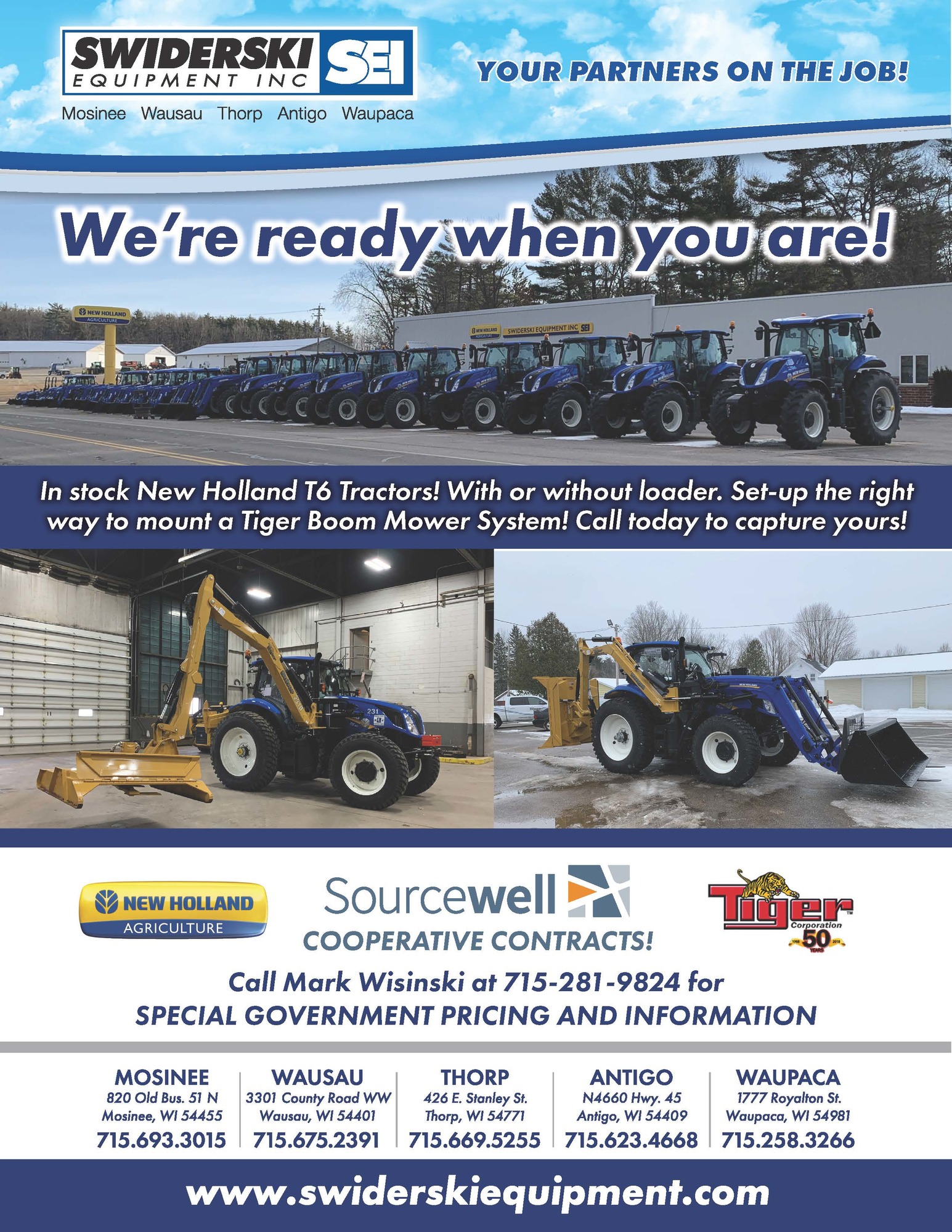 Governmentsales | Swiderski Equipment Inc. | Mosinee Wisconsin